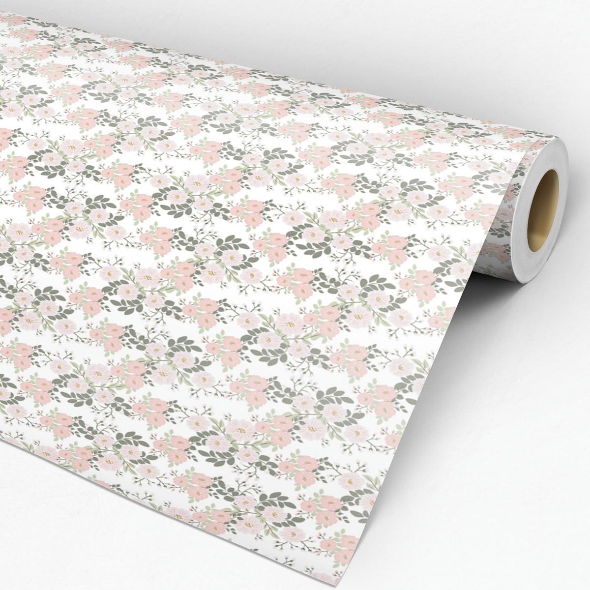 Papel De Parede Adesivo Autocolante Floral Claro Elo7