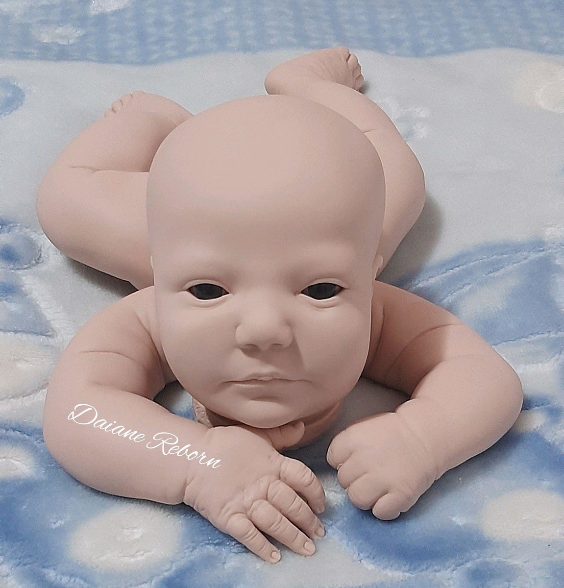 Kit Bebê Reborn June 19 Polegadas c/ Corpinho e Olhos | Elo7