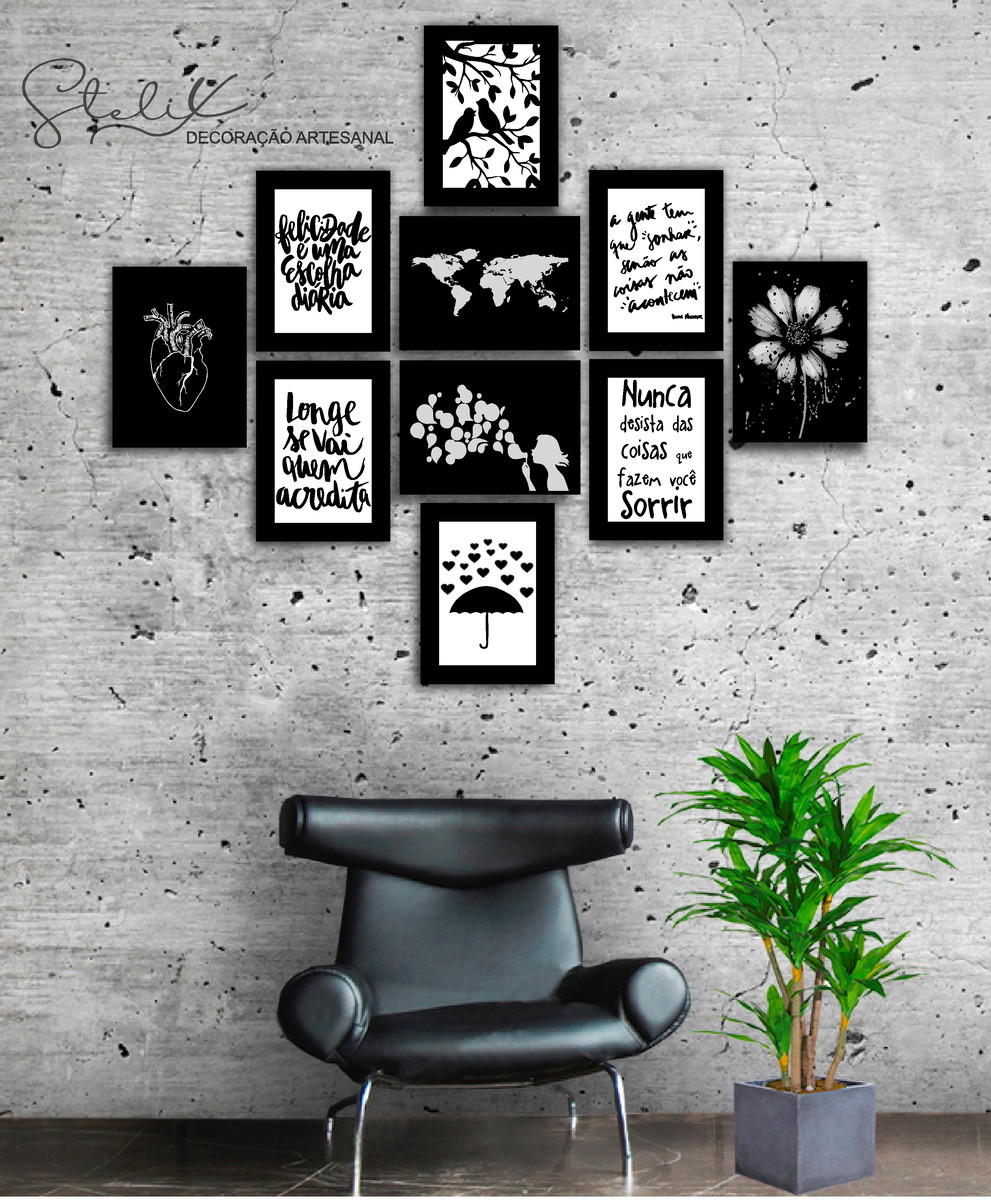 Para Parede Da Sala Placas Decorativas Elo7