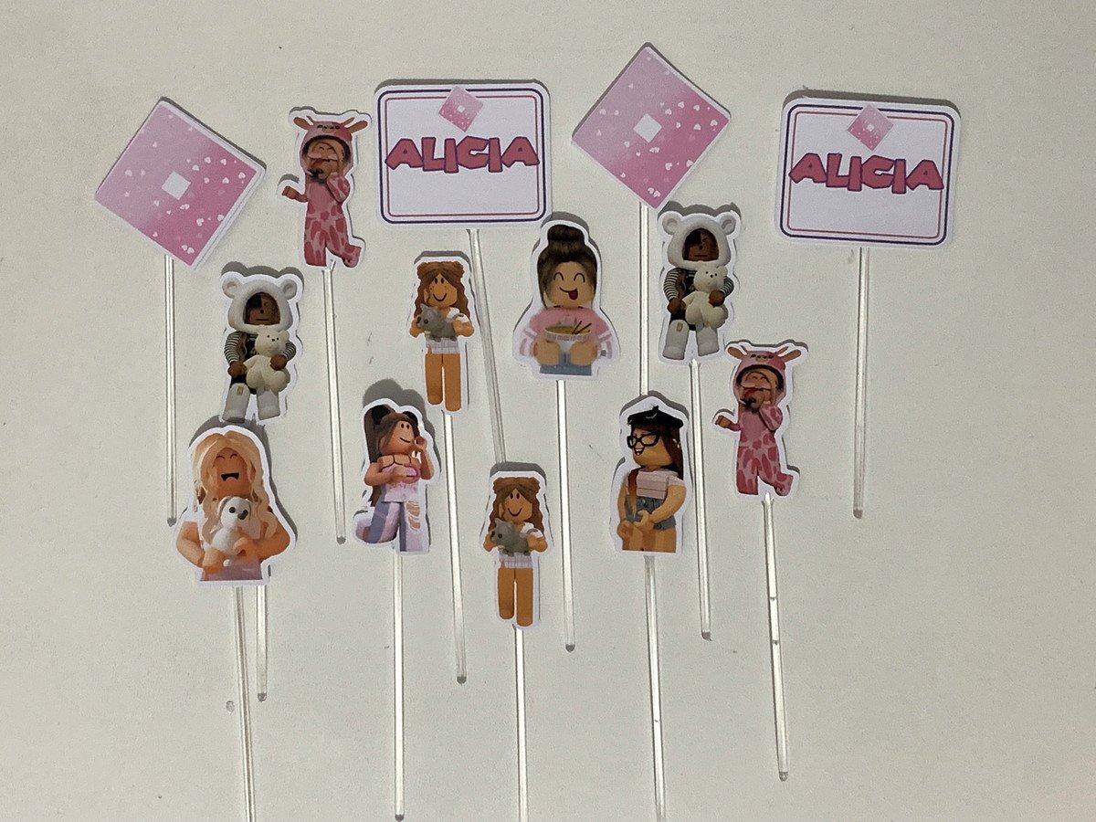 Kit Festa Roblox Menina Elo7 Produtos Especiais