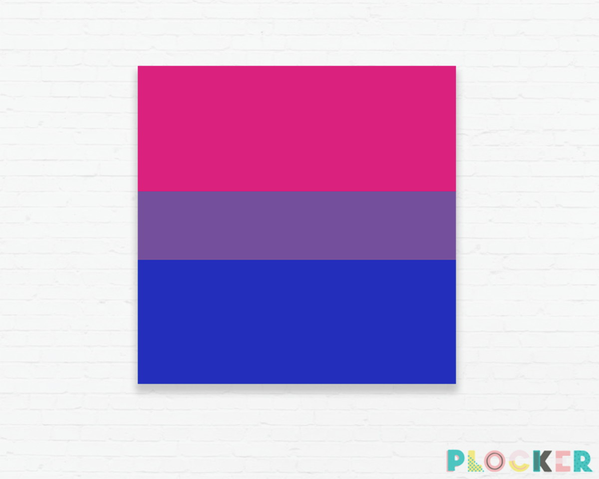 Quadrinho 15x15 Bandeira Bissexual Elo7 Produtos Especiais