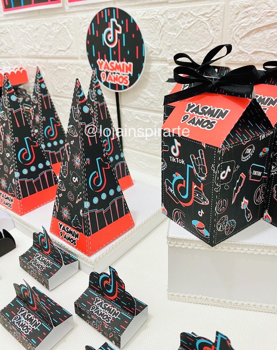 Kit Festa Infantil Completa Tiktok Menina Elo7