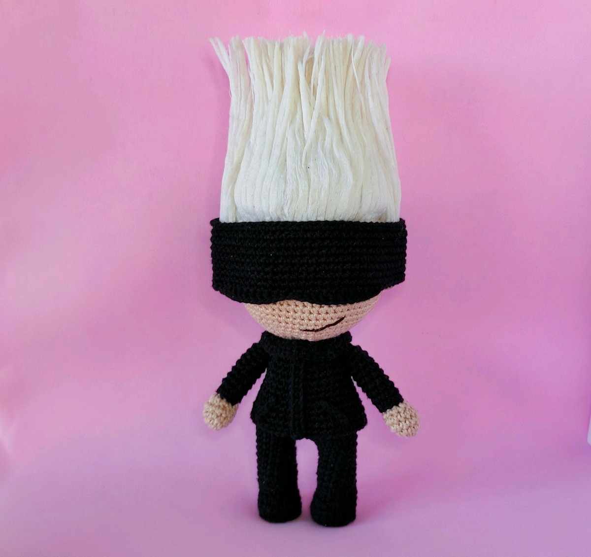 Satoru Gojo Jujutsu Kaisen Amigurumi Anime Handmade Elo7