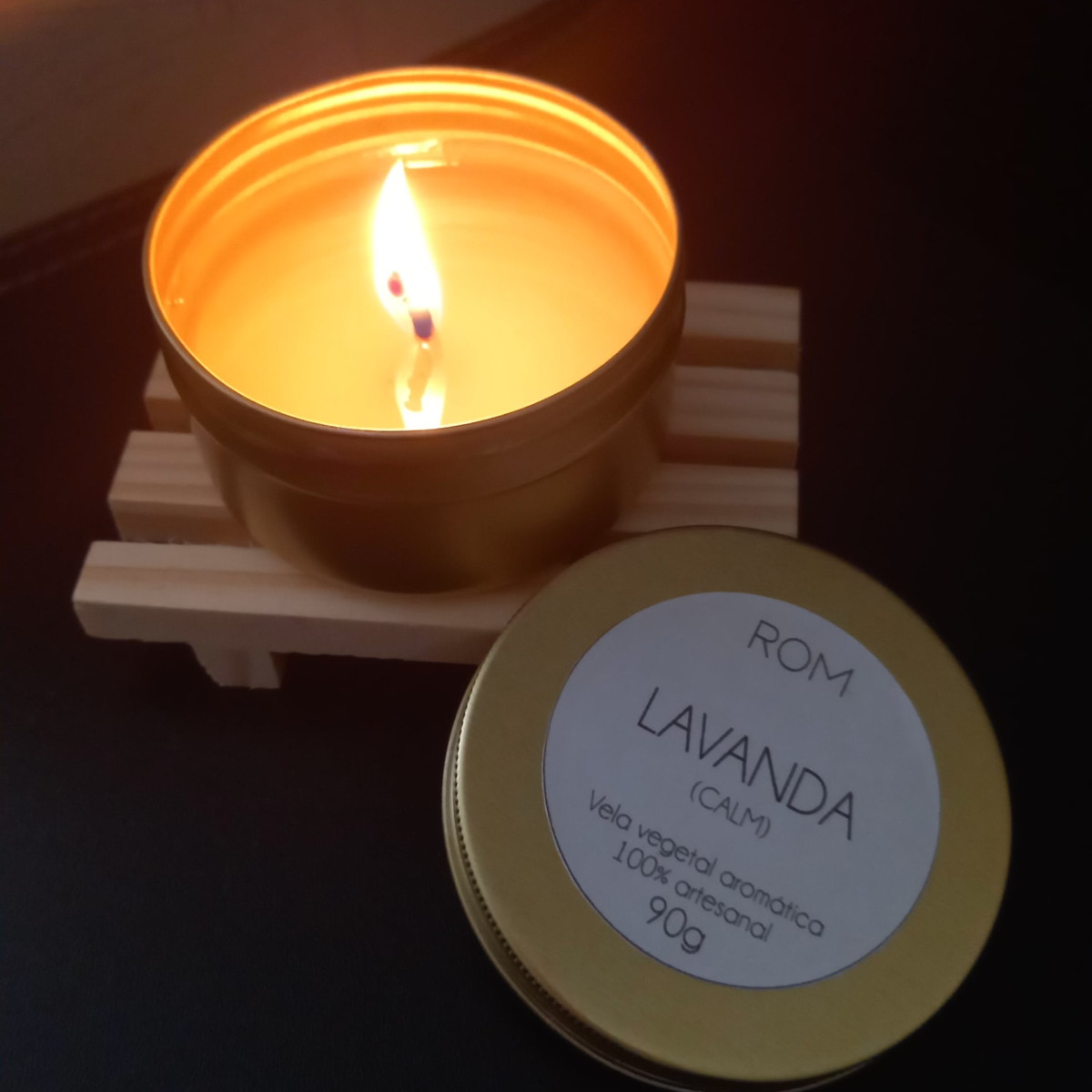 Vela Aromática De Cera Vegetal Na Lata Elo7 Produtos Especiais