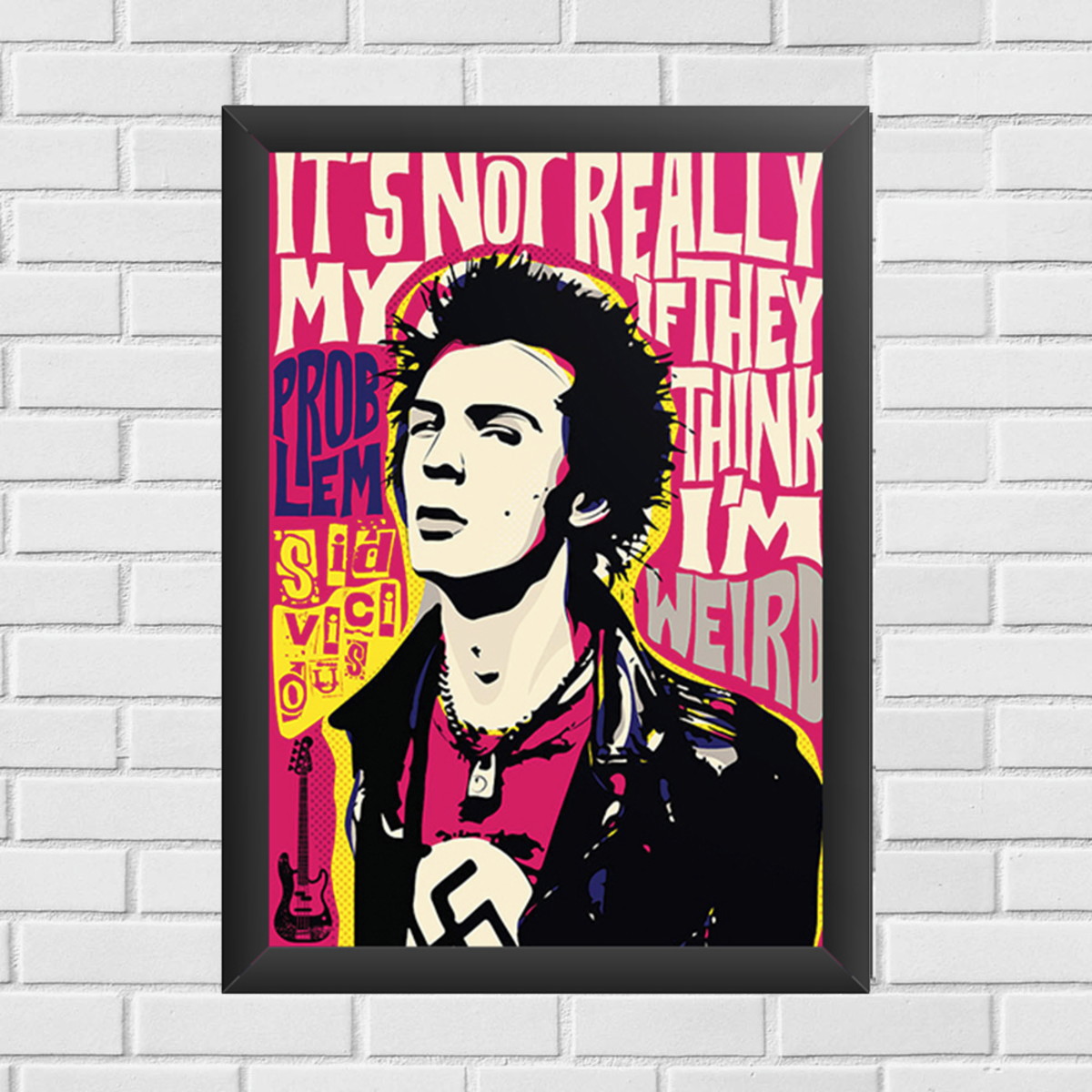 Quadro Decorativo A4 Sex Pistols Rock Roll Elo7