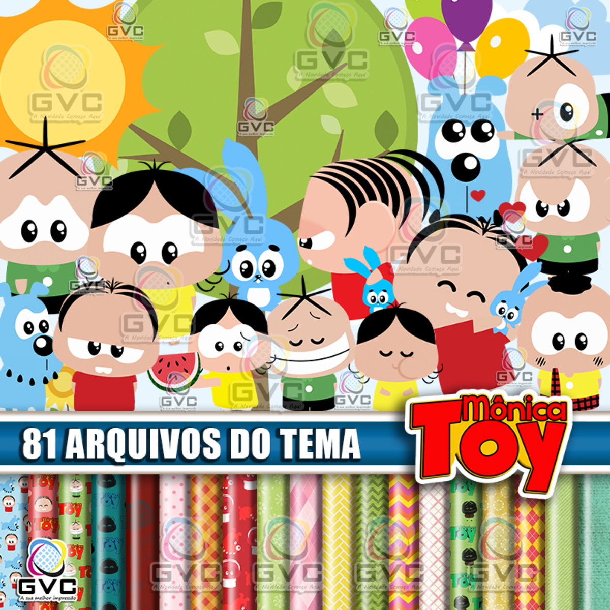 Kit Digital Turma Da Mônica Toy Elo7 Produtos Especiais