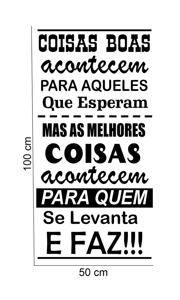 Adesivo Decorativo De Parede Coisas Boas Acontecem No Elo7 Ideias