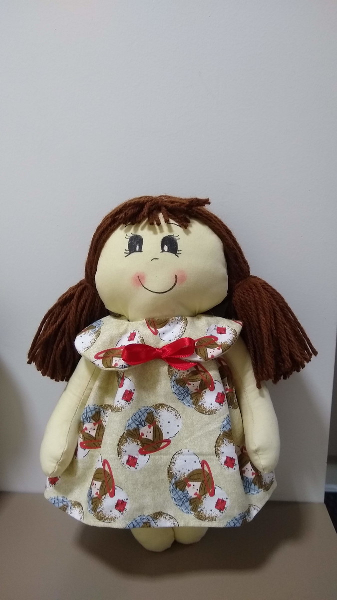 Boneca De Pano Aninha Elo7 Produtos Especiais
