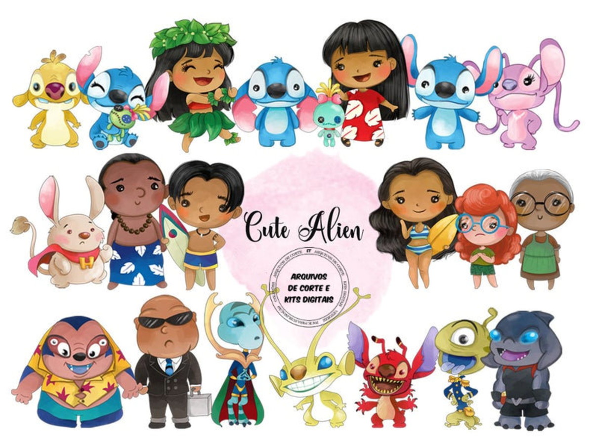 Kit digital Lilo e Stitch no Elo7 | ET Arquivos - compre 1 leve +1 ... Kit digital Lilo e Stitch no Elo7 | ET Arquivos - compre 1 leve +1 ...