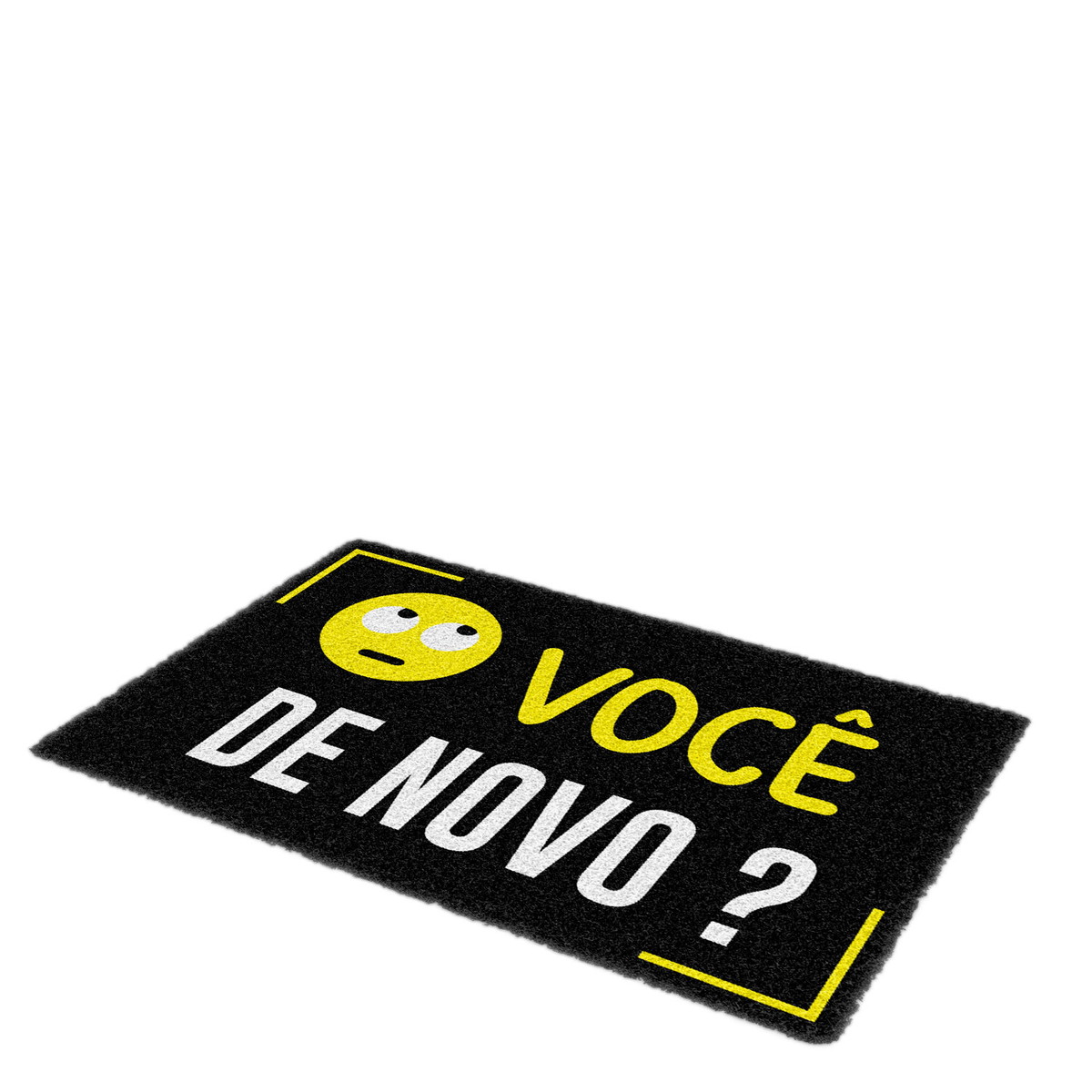 Tapete Capacho de Porta Você de Novo? Emoji | Elo7 Tapete Capacho de Porta Você de Novo? Emoji | Elo7