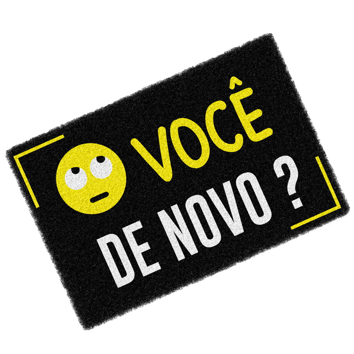 Tapete Capacho de Porta Você de Novo? Emoji | Elo7 Tapete Capacho de Porta Você de Novo? Emoji | Elo7