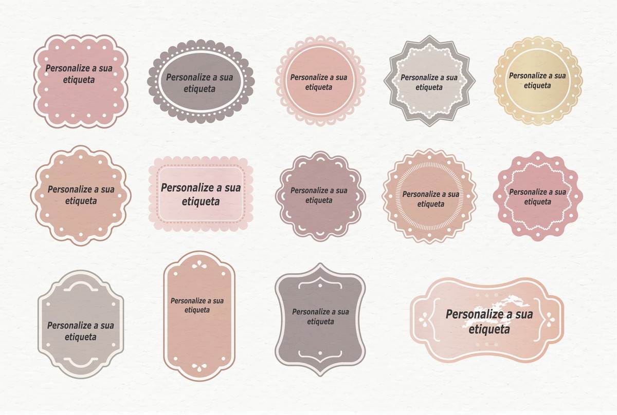 Etiquetas Adesivas Personalizadas 3x3cm Elo7 Produtos Especiais