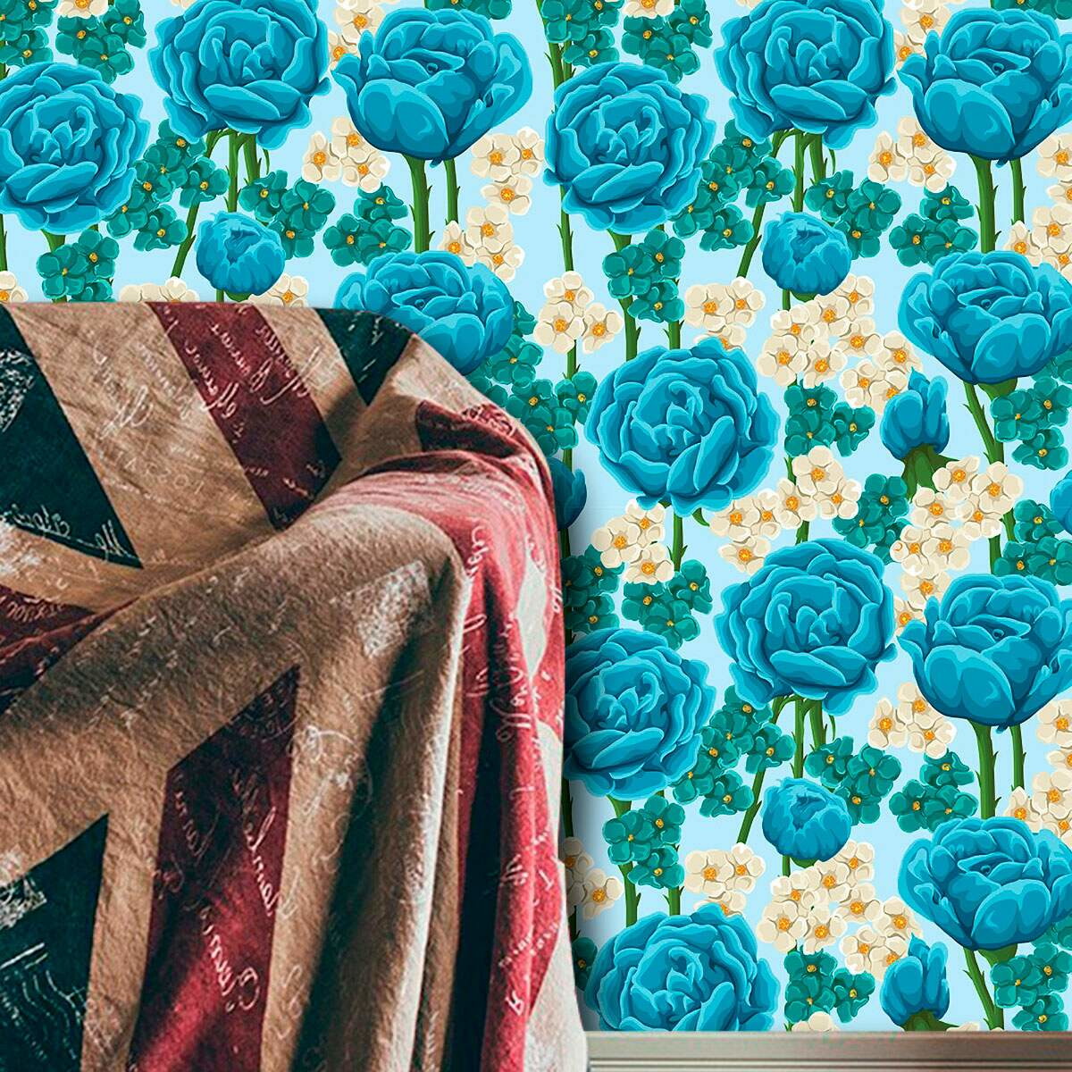 Papel De Parede Floral Mod 172 Ref 9810 Elo7 Produtos Especiais