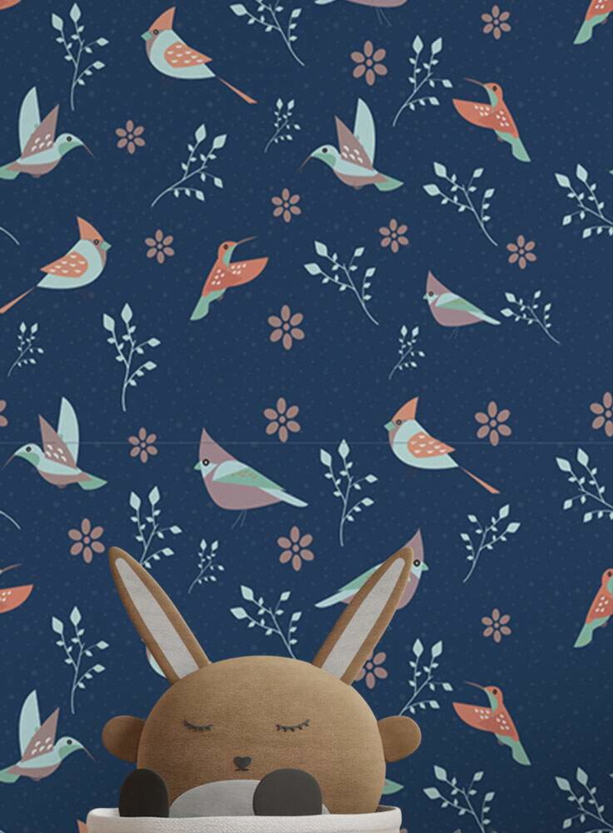 Papel De Parede Floral Mod 219 Ref 10439 Elo7