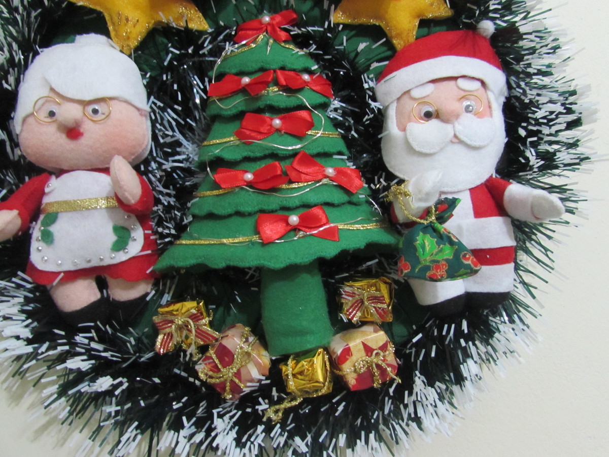 Guirlanda Iluminada Papai E Mamãe Noel Elo7 Produtos Especiais