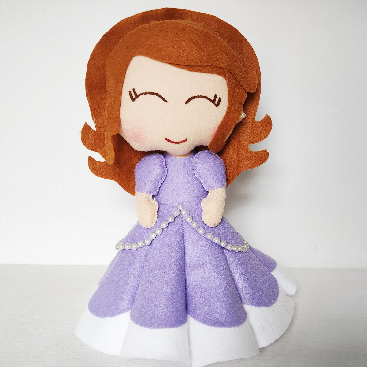Boneca Princesa Sofia Cute em Feltro no Elo7 | Mimos Amor de Mãe (1AD7376)