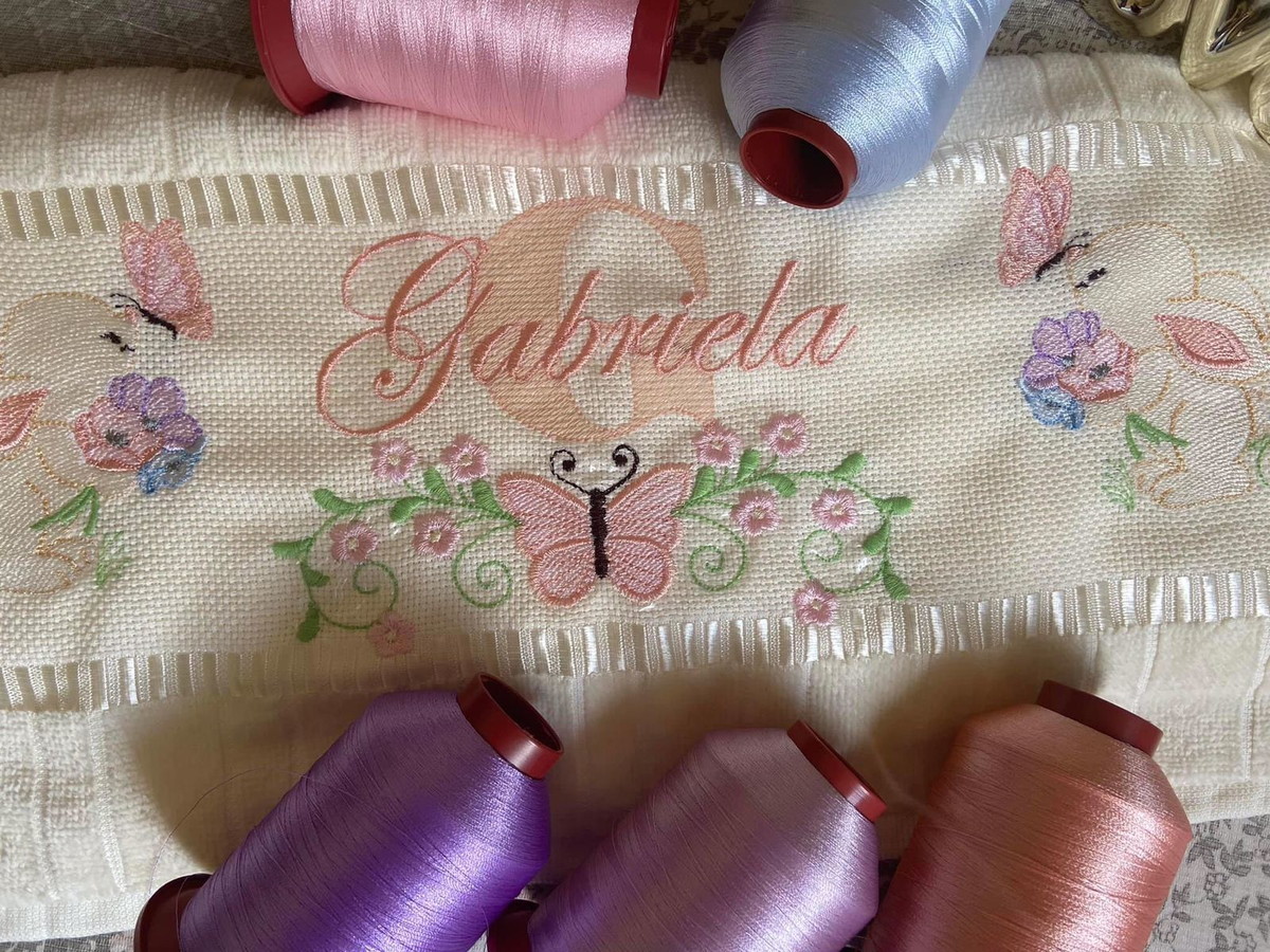 450 Matrizes De Bordado Nomes Floral Borboleta Atelie Bordo