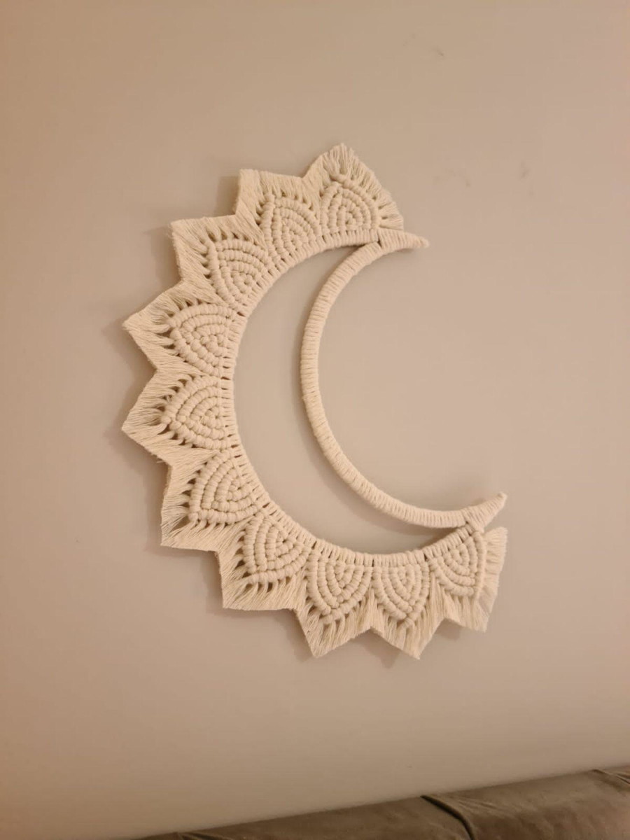 Lua em Macramê | Loja Sunnyart Macramê | Elo7 Produtos Especiais
