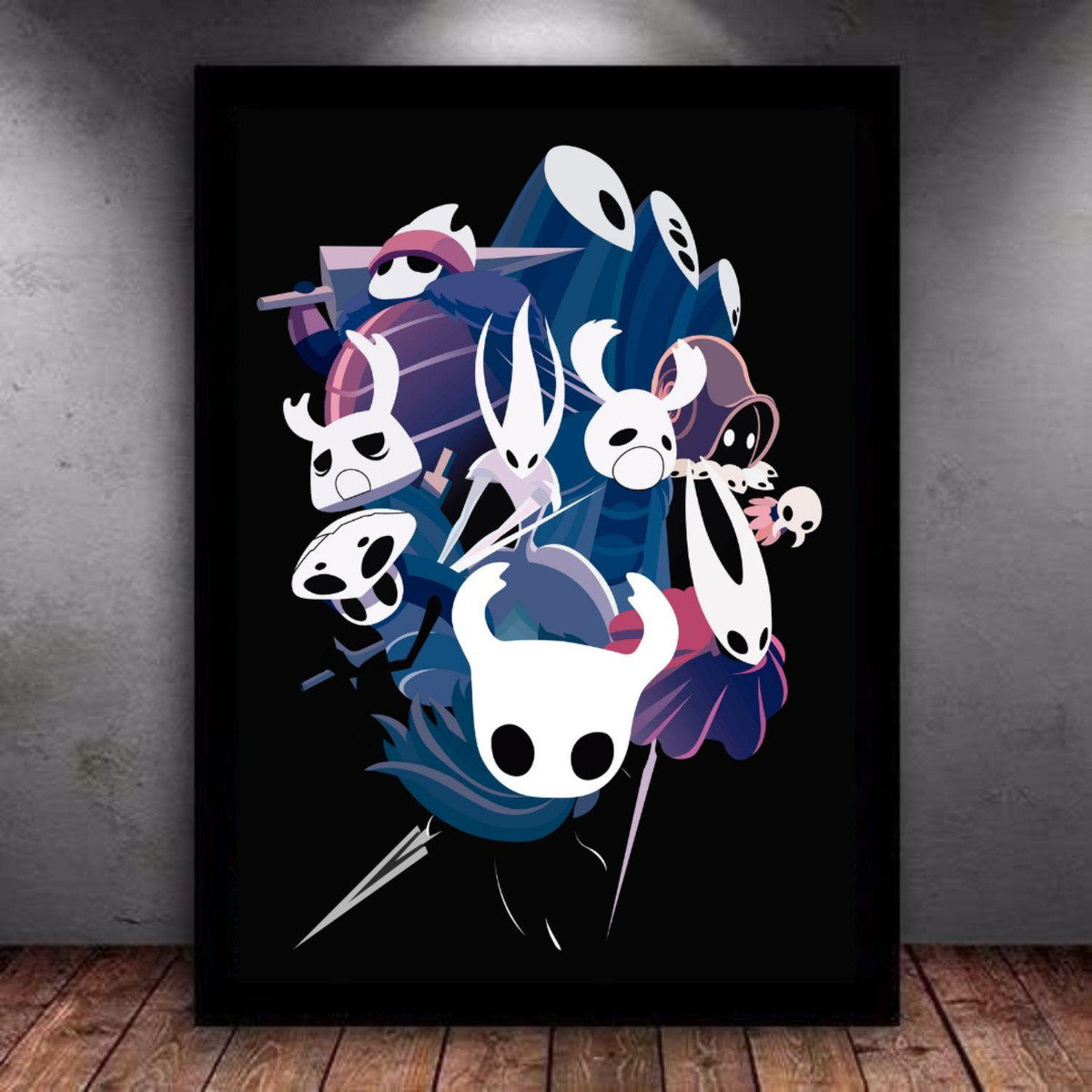 Quadro Decorativo Hollow Knight Games Para Sala E Quarto Elo7