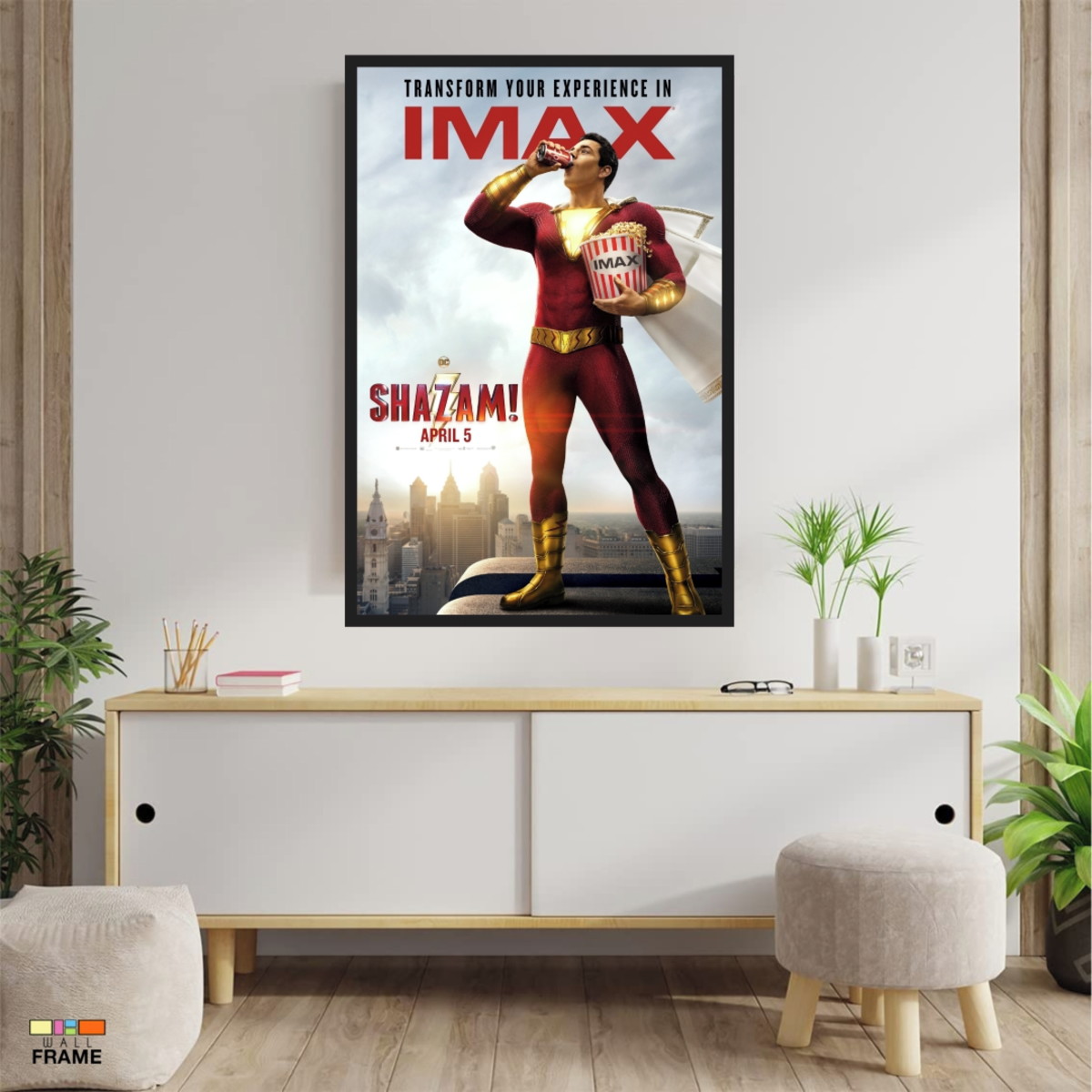 Quadro Pôster Filme Shazam M2 60x90 Elo7 Produtos Especiais
