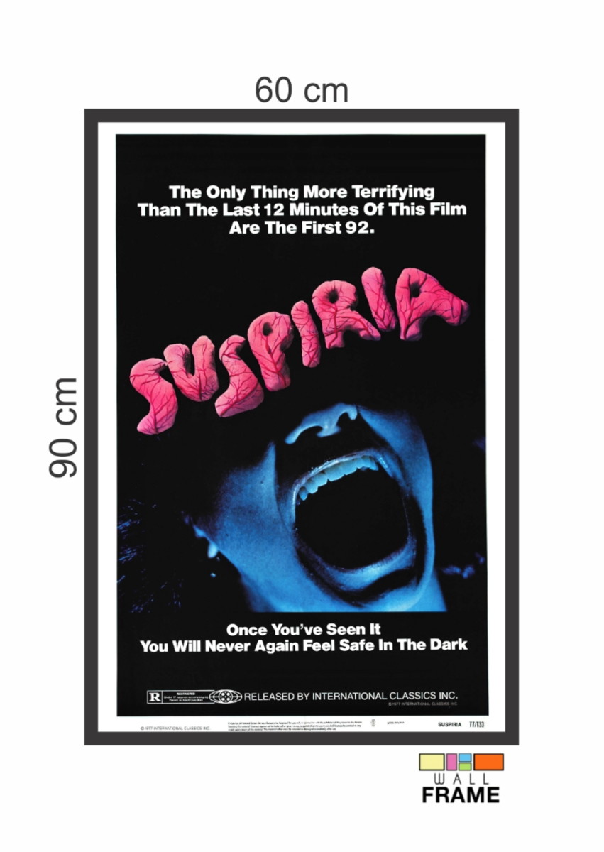 Quadro Pôster Filme Suspiria 1977 M2 60x90 Elo7