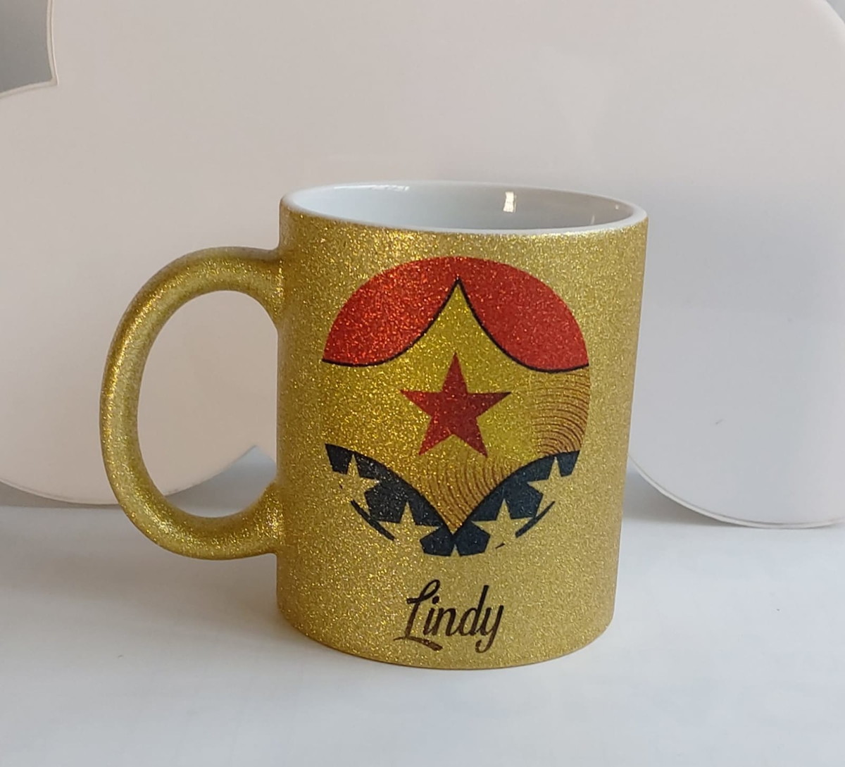 Caneca de Porcelana Glitter - com Nome | Elo7 Produtos Especiais Caneca de Porcelana Glitter - com Nome | Elo7 Produtos Especiais