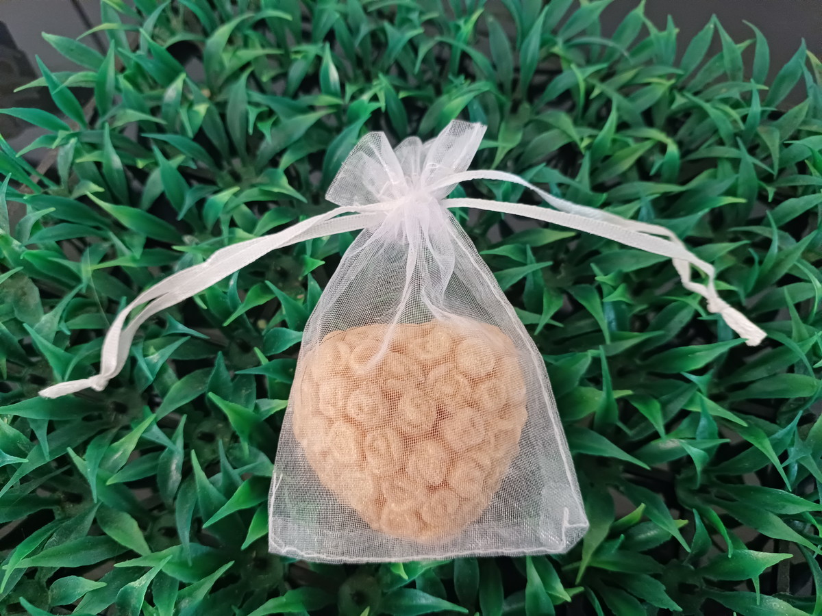 Saquinho Com Mini Sabonete Coração Provence Elo7