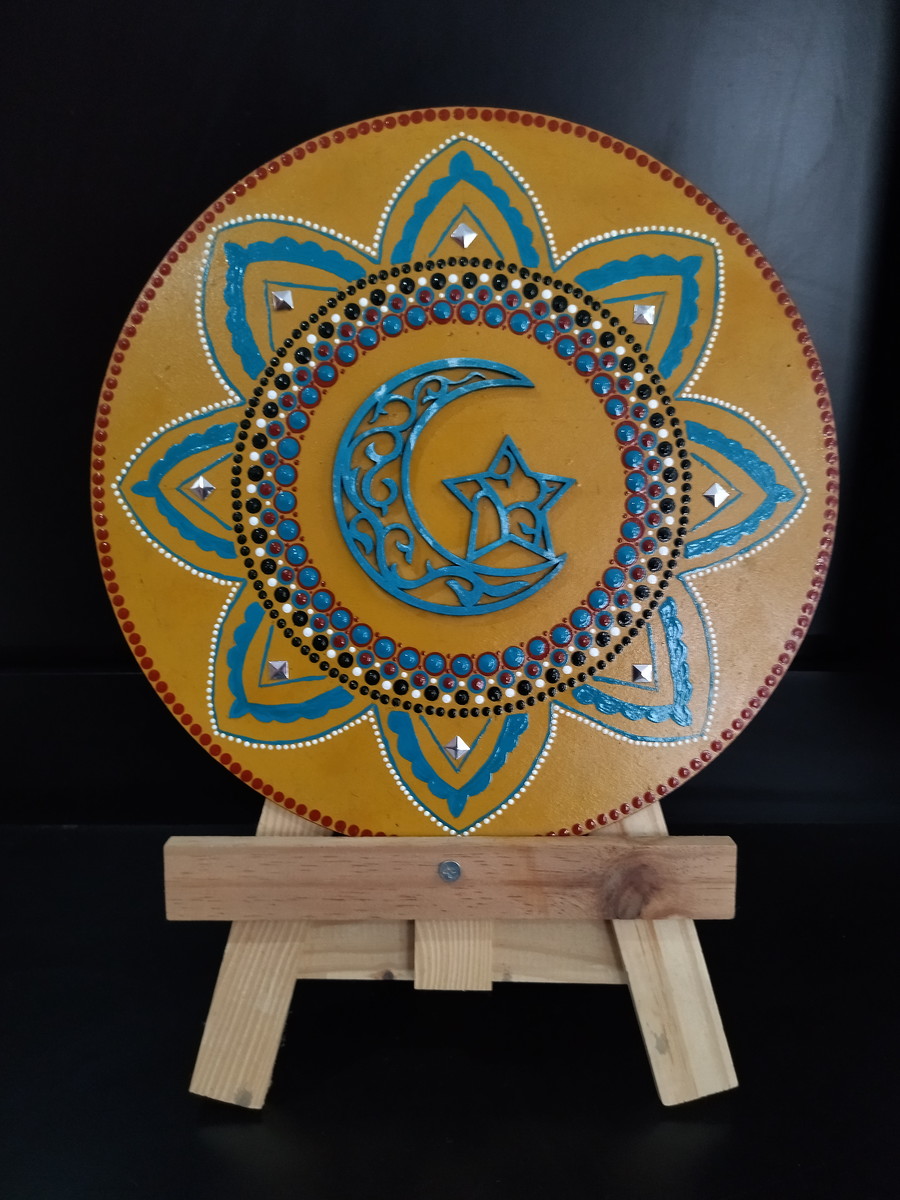 Mandala Lua e Estrela | Elo7 Produtos Especiais