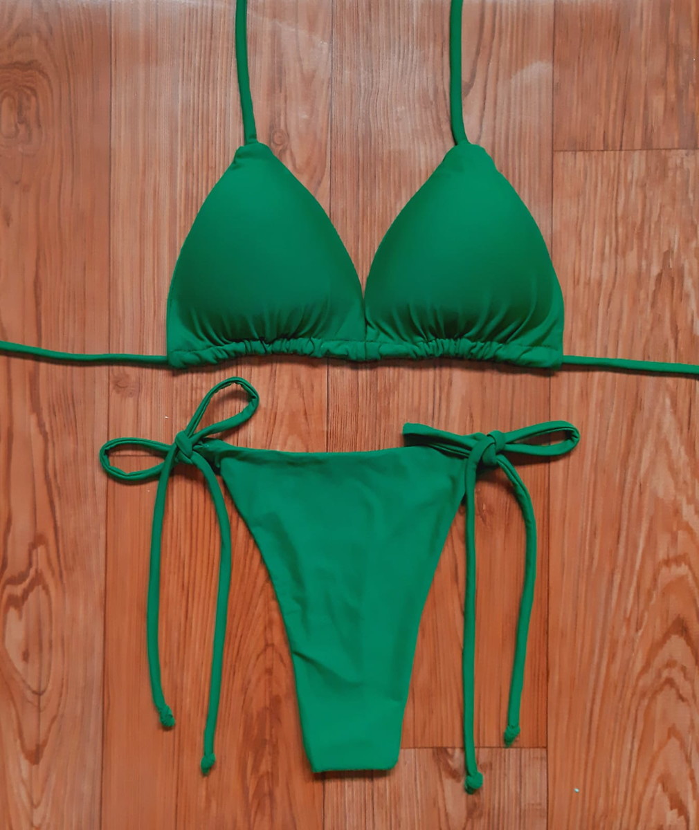 Conjunto De Biquíni Fio Dental Biquíni Cortininha Elo7