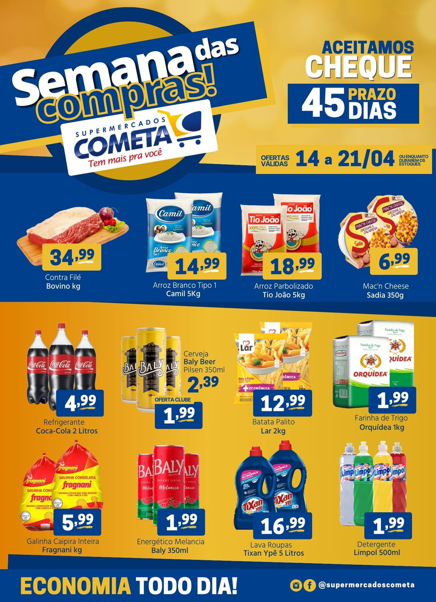 Arte Digital Encarte Mercado Supermercado Produtos Elo7