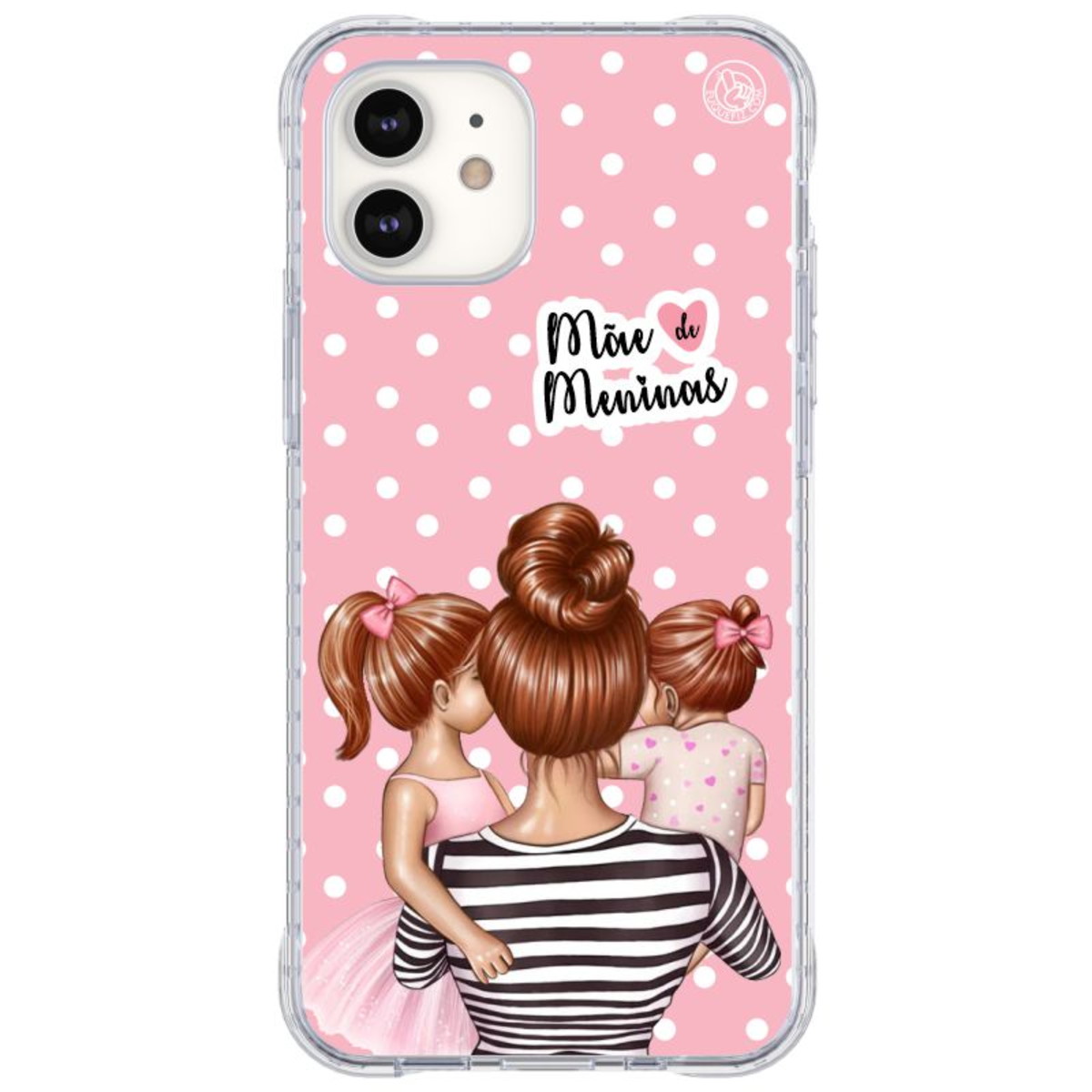 Capinha Mãe de Meninas - Fundo Rosa | Elo7 Produtos Especiais Capinha Mãe de Meninas - Fundo Rosa | Elo7 Produtos Especiais