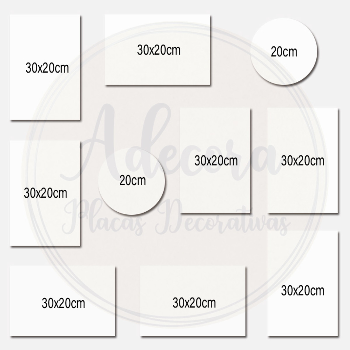 Kit 10 Placas Decorativas Mdf 28x20cm Bebidas Bar Churrasco