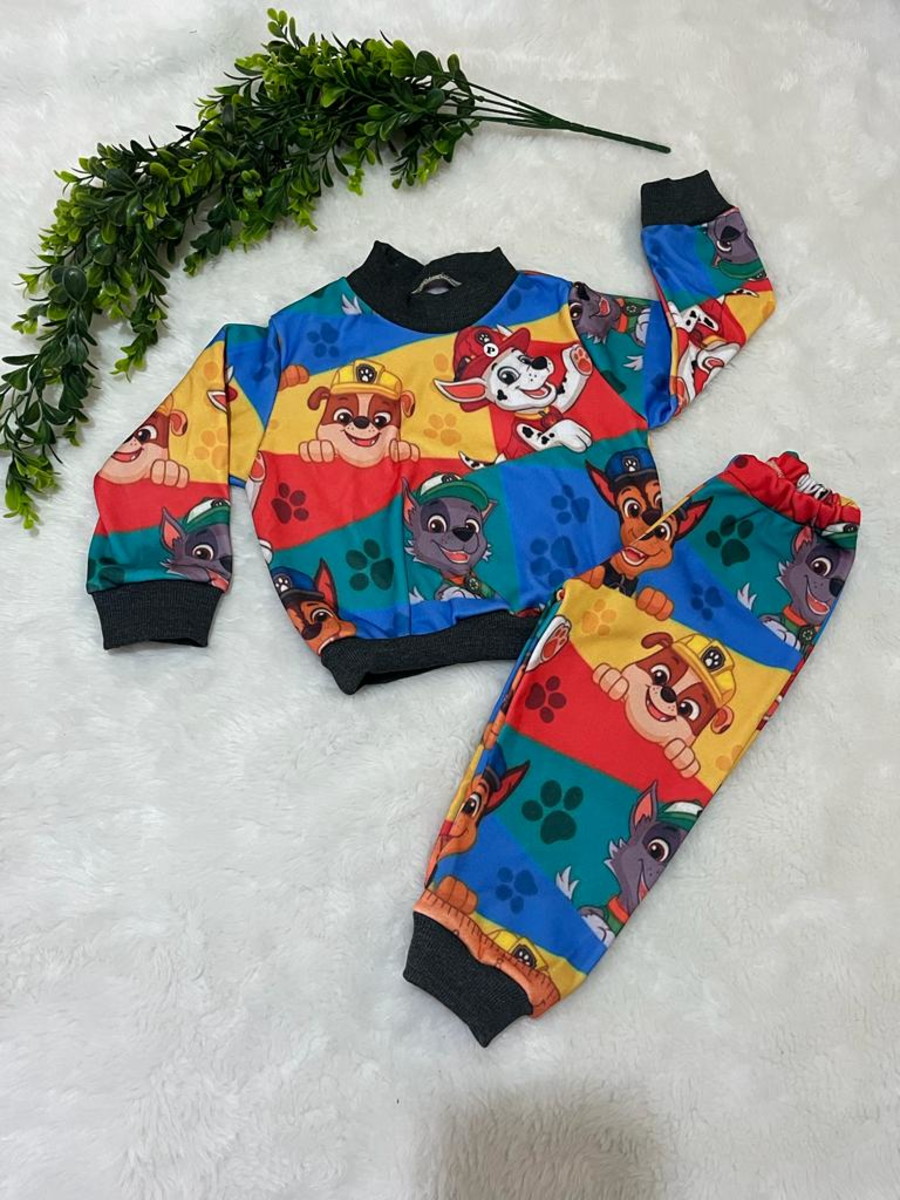 Conjunto Moletom Patrulha Canina | Elo7 Produtos Especiais Conjunto Moletom Patrulha Canina | Elo7 Produtos Especiais