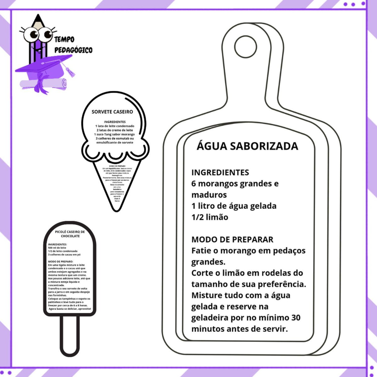 Gênero Textual Receita | Elo7 Produtos Especiais Gênero Textual Receita | Elo7 Produtos Especiais