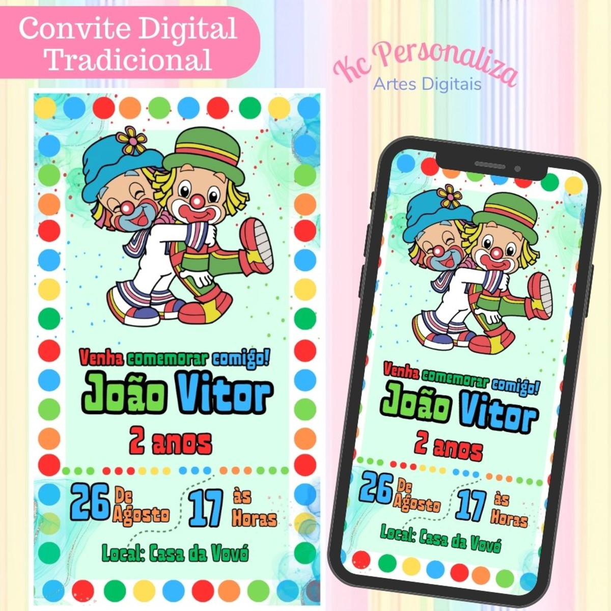 Convite Digital Patati Patata Menino | Elo7 Produtos Especiais Convite Digital Patati Patata Menino | Elo7 Produtos Especiais