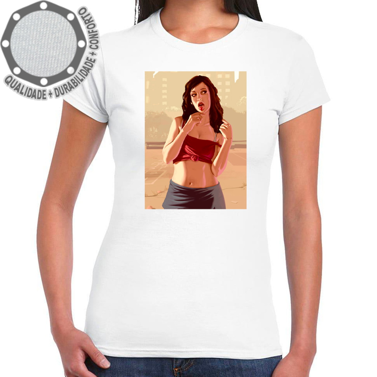 Camiseta Gta Grand Theft Auto Camisa Personalizada Ah00457 Elo7