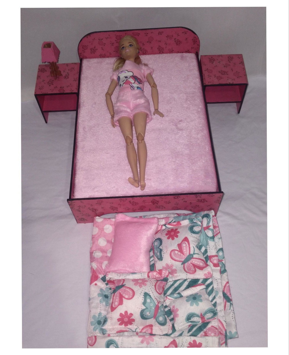 Cama Para Boneca Barbie Elo7 Produtos Especiais