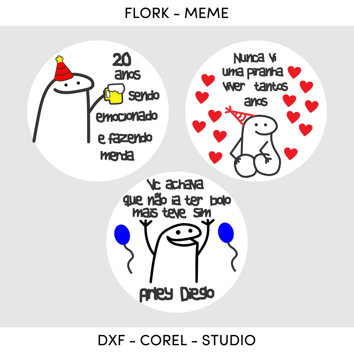 206 Flork Para Bentô Cake Arquivo De Corte Elo7