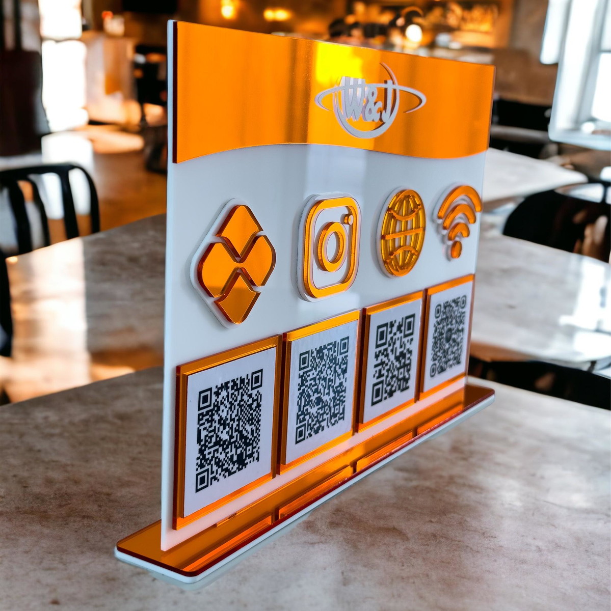 Display para 3 Qr Code Personalizado | Elo7 Produtos Especiais Display para 3 Qr Code Personalizado | Elo7 Produtos Especiais