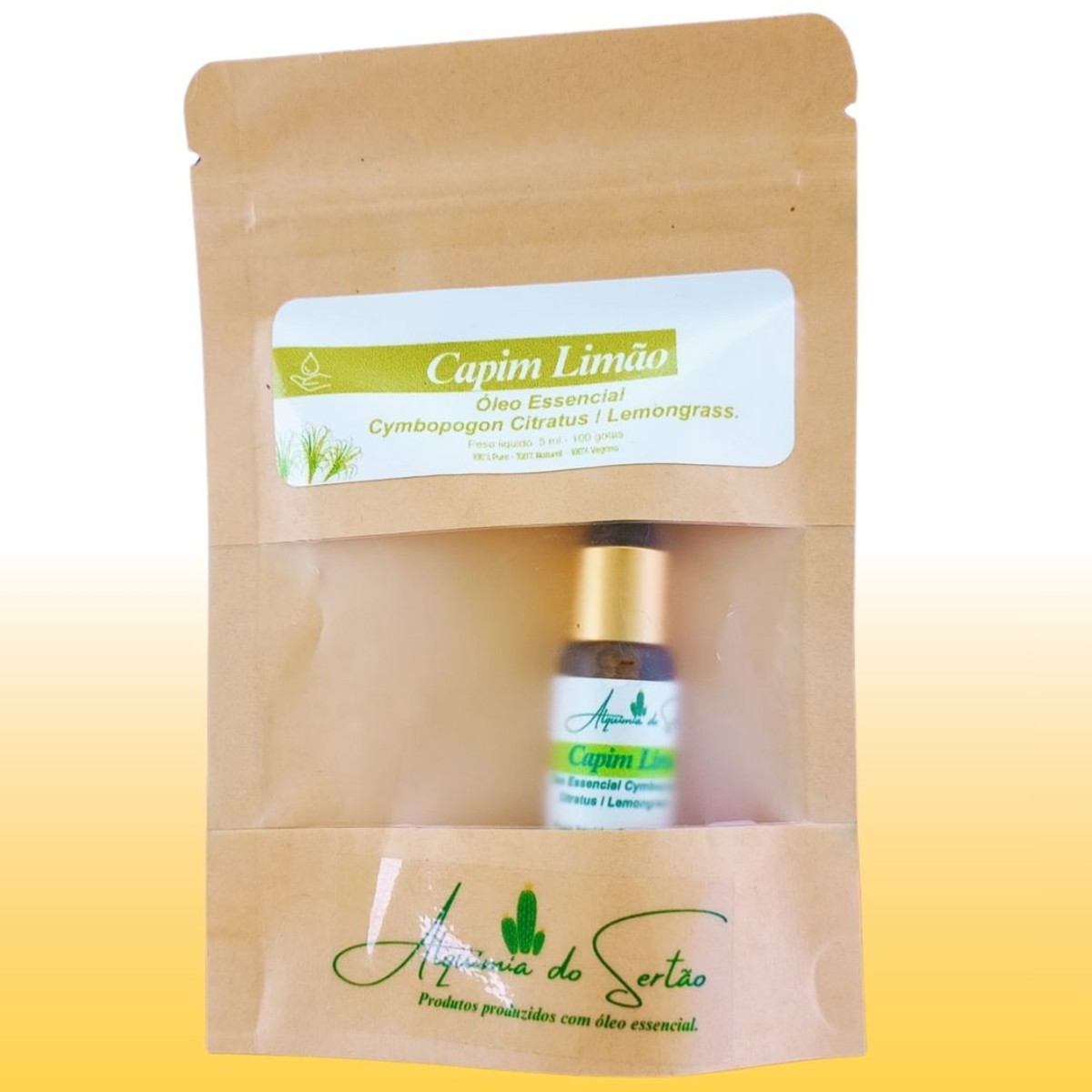 Capim Limão Lemongrass Óleo Essencial 5ml Ou 100 Gotas Elo7