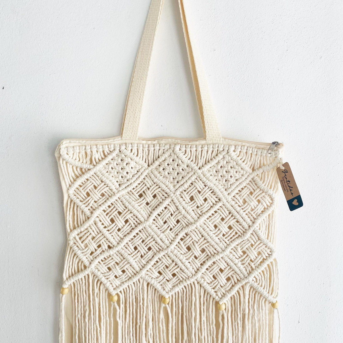 Ecobag com Macramê Bolsa Ecológica | Elo7 Produtos Especiais