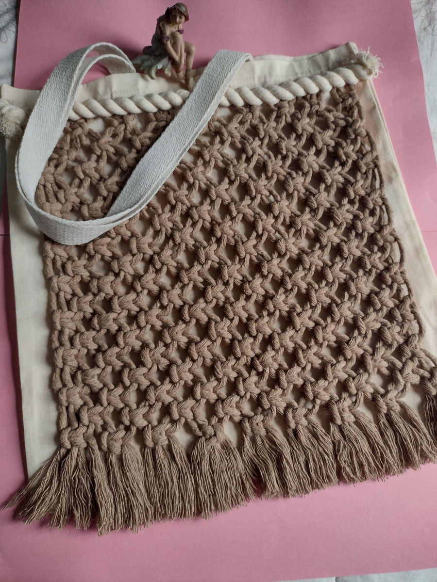 Bolsas Ecobag Macrame | Elo7 Produtos Especiais