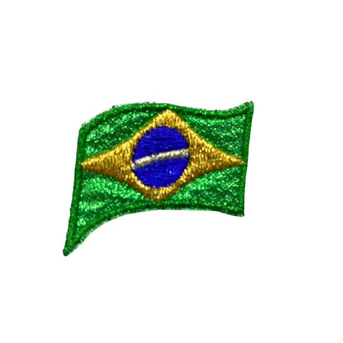 Patch Bordado Termocolante Bandeira Brasil Elo7