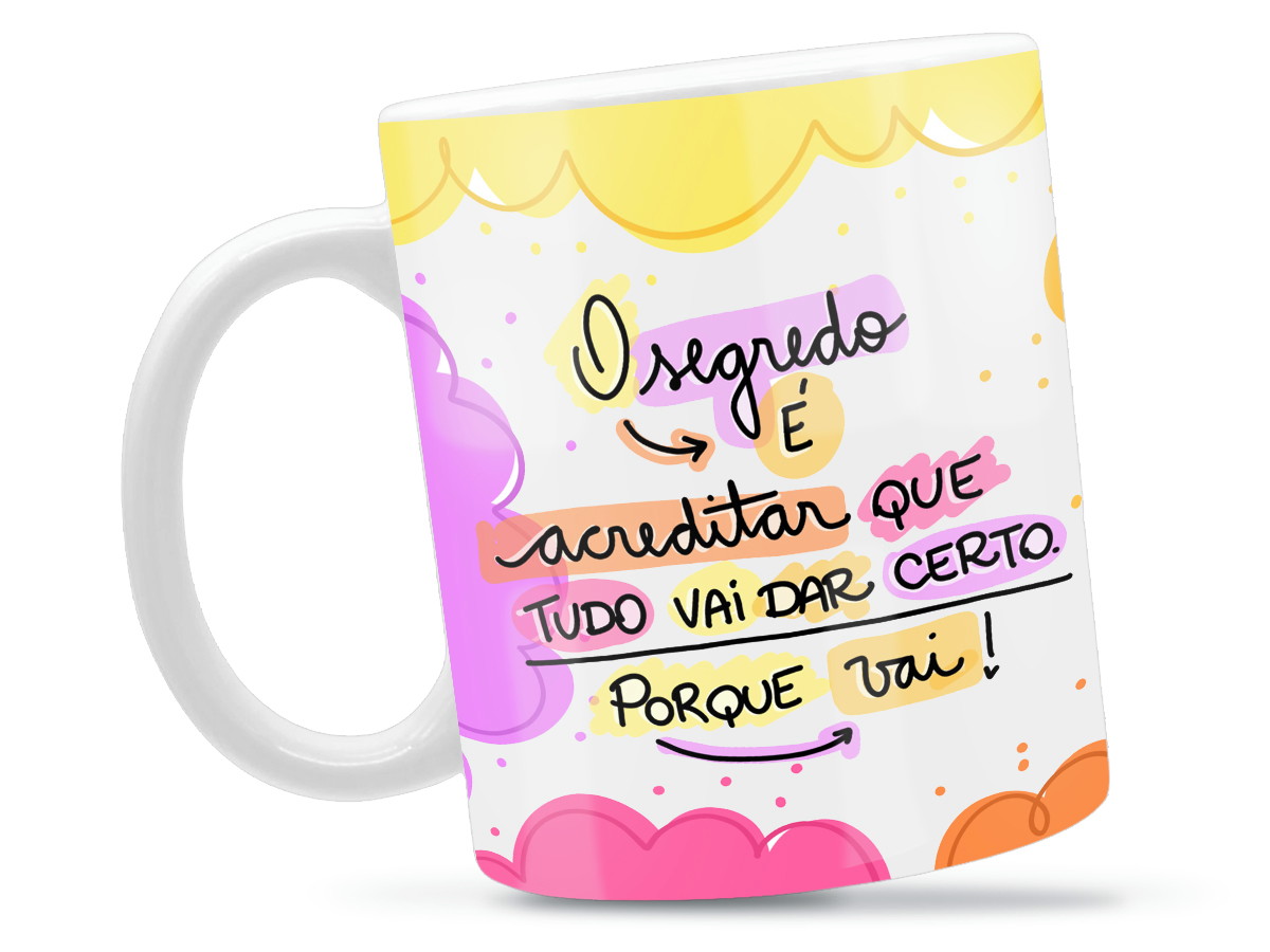 Caneca Personalizada Porcelana Tudo Vai Dar Certo Presente | Elo7 Caneca Personalizada Porcelana Tudo Vai Dar Certo Presente | Elo7