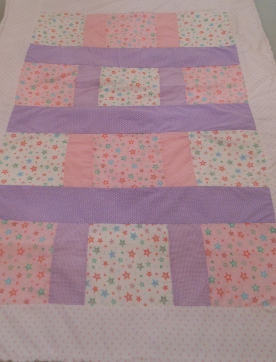 Colcha de bebê Patchwork + Almofada | Elo7 Produtos Especiais