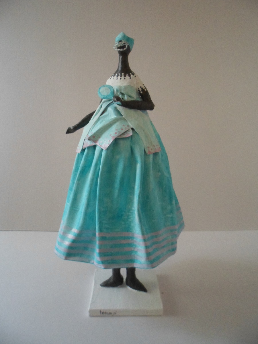 Iemanjá | Loja Calunga boneca de papel | Elo7 Produtos Especiais